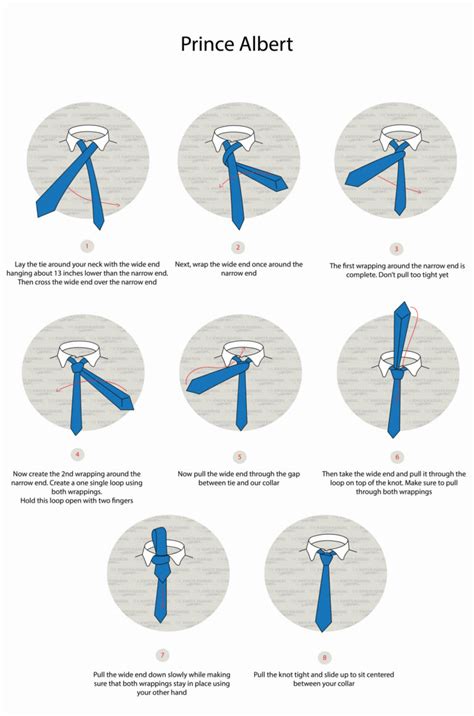 How To Tie The Prince Albert Tie Knot Illustrated Guide