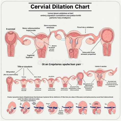 Dilation Medical Illustration Chart Stock Illustrations 13 Dilation