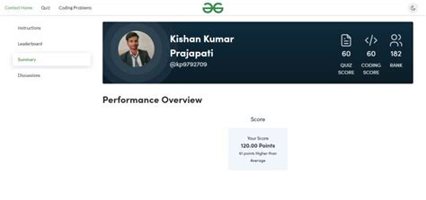 Kishan Kumar Prajapati On Linkedin Jobathon Geeksforgeeks