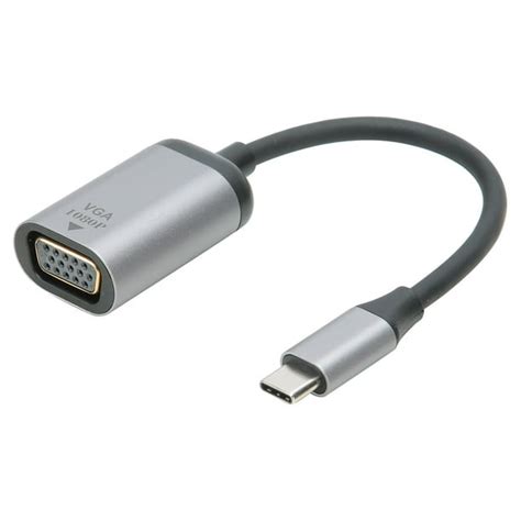 Adaptador Maleto Vga Tipo C Macho Tipo C A Vga Tipo Cto Convertidor