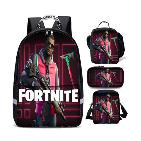 4 In 1 Fortnite Backpack Set Tango Prestige Life
