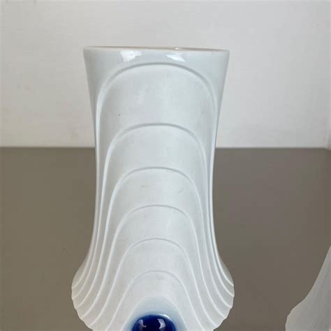 Op Art Porzellan Vasen Von Royal Bavaria KPM 1970er 2er Set Bei