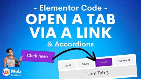 Open Tab With A Link Or Button Accordion Elementor Tutorial Free