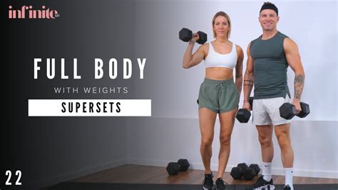 40 Min Full Body Workout Dumbbells Bodyweight Supersets