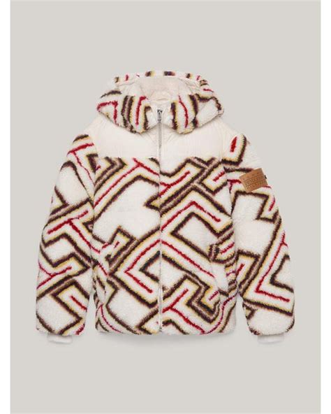 Tommy Hilfiger Tommy X Pendleton Valley Stripe Th Monogram Boxy Puffer