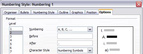 Creating Numbered Or Bulleted Lists Apache Openoffice Wiki