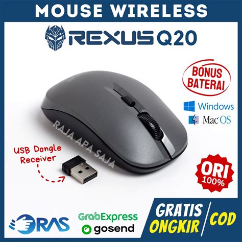 Jual Mouse Wireless Rexus Laptop Komputer Pc Gaming Kantor Mause Tanpa Kabel Desktop Bluetooth