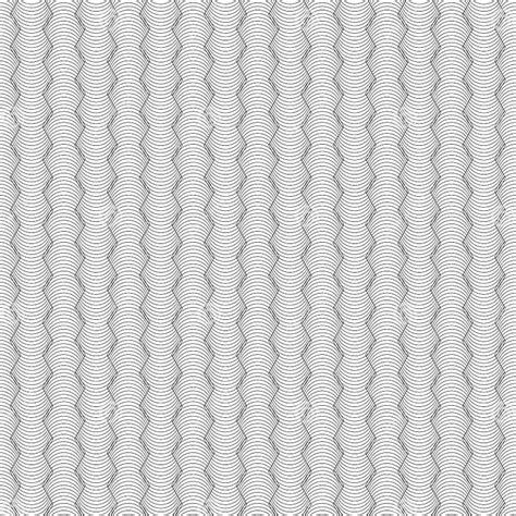 Abstract Geometric Curved Lines Pattern Isolated On White Color Stock Vector Illustration Of