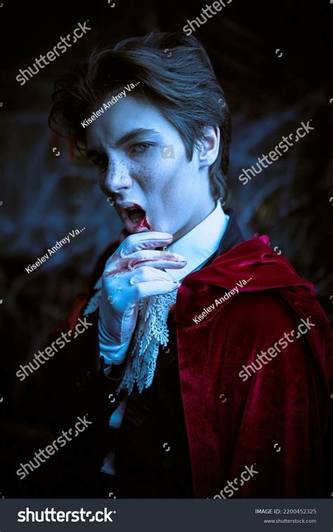 Vampires Teenage Vampire Aristocrat Stands Abandoned Stock Photo 2200452325 | Shutterstock