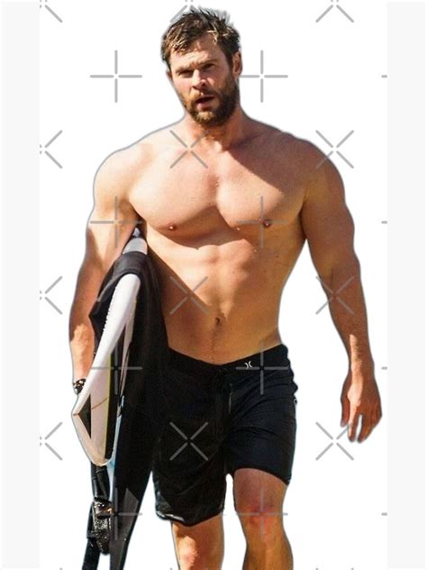 Chris Hemsworth Six Pack Greeting Card For Sale By Robbypratama Redbubble