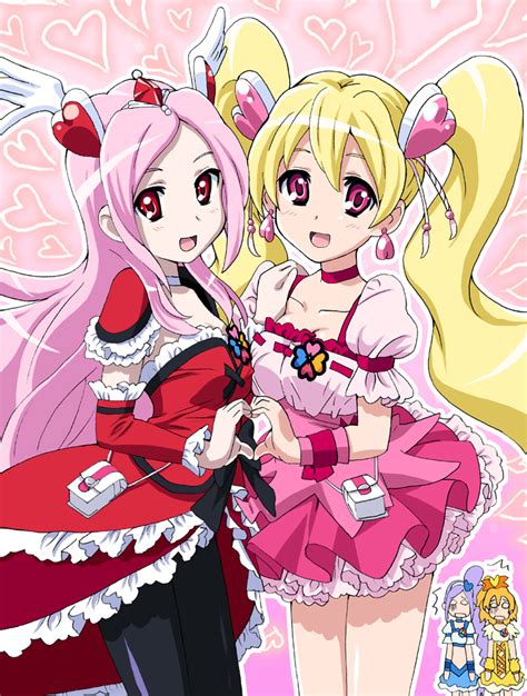 Higashi Setsuna Momozono Love Cure Peach Yamabuki Inori Aono Miki