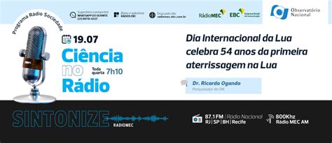 Dia Internacional Da Lua Celebra 54 Anos Da Primeira Aterrissagem Na