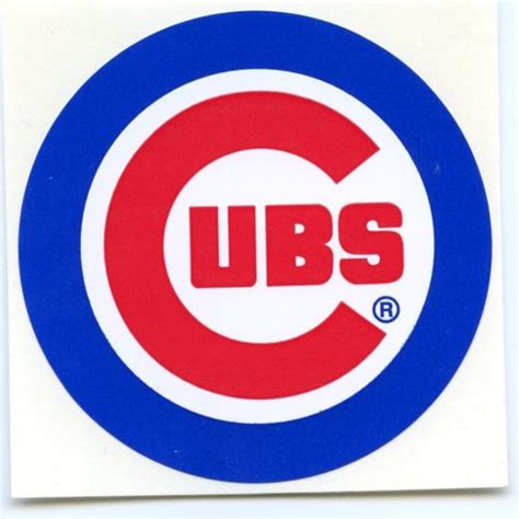 Chicago Cubs Baseball Team Logo Sticker Decal Vintage 1990 39 S Like