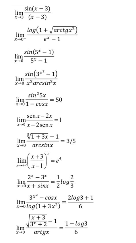 Limiti Notevoli Esercizi Di Analisi Matematica 1 Michele Di Luca
