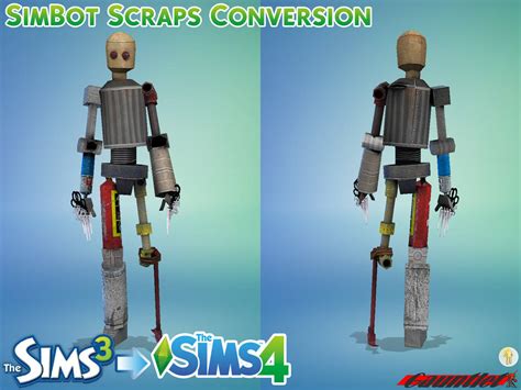 Sims3 To Sims4 Simbot Scraps Conversion By Gauntlet101010 On Deviantart