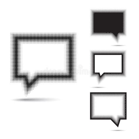 Set Of Abstract Halftone Design Elements Stock Vector Illustration Of Design Abstract