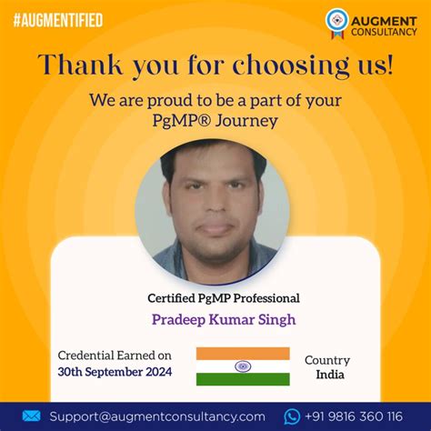 Sanjeev Kumar Pgmp® Pfmp Pmp® On Linkedin Pgmp Programmanagers