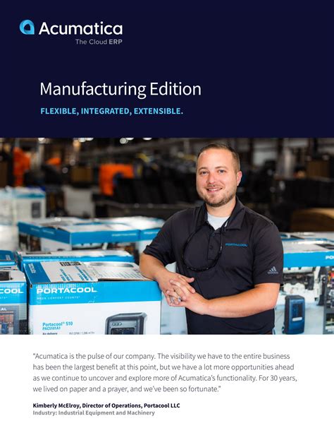 Manufacturing Erp Acumatica Cloud Erp