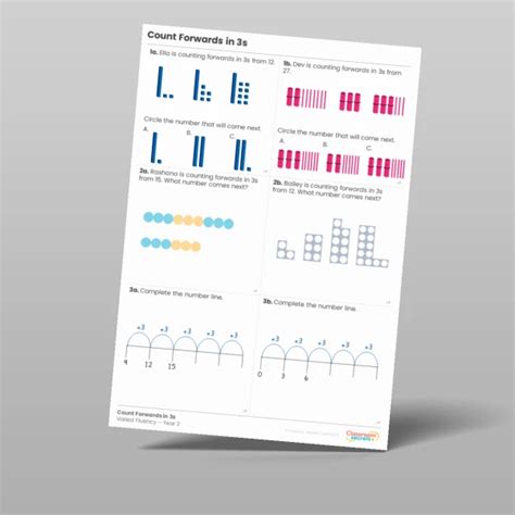 Year 2 Count Forwards In 3s Discussion Problem Resource Classroom Secrets