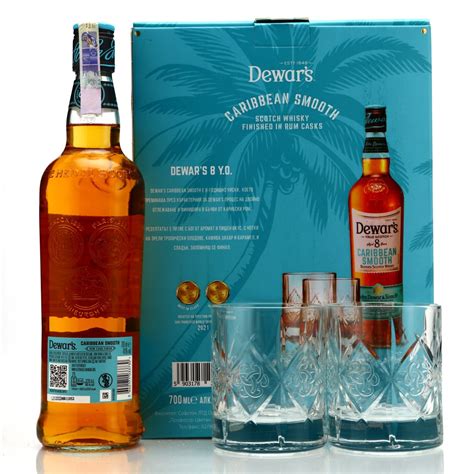 Dewar's 8 Year Old Caribbean Smooth Gift Pack | Whisky Auctioneer