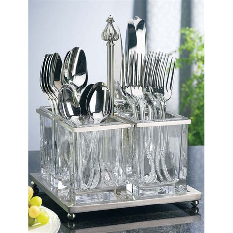 Godinger Silver Art Co Somerset Flatware Caddy And Reviews Wayfair