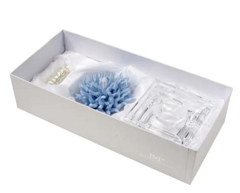 Italian 24 Lead Crystal Base Aromatherapy Blue Coral Diffuser
