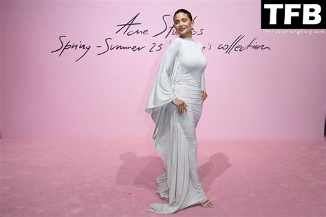 Kylie Jenner Flaunts Her Curves In A White Dress During Paris Fashion