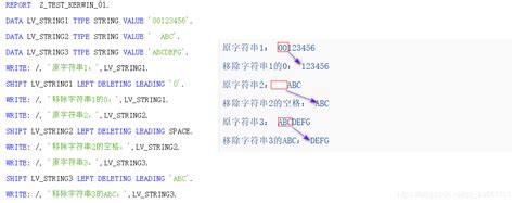 abap学习笔记 基础语法 05 字符串的处理（01）移位、替换、转换 abap 替换字符串中字符 csdn博客