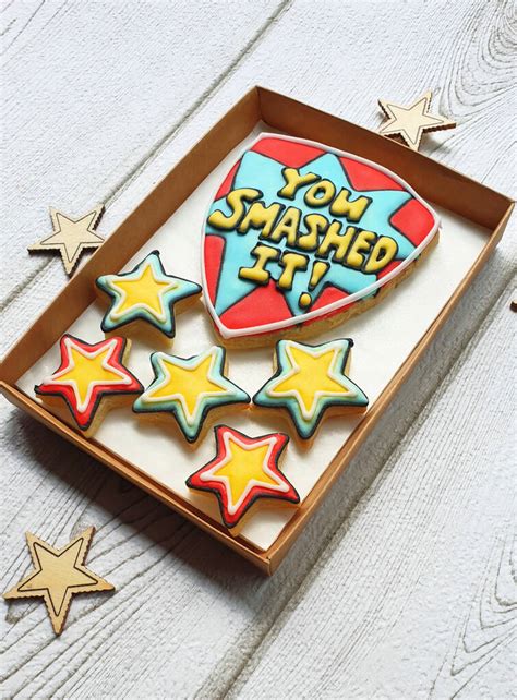 You Smashed It Shield Award Cookie Letterbox T By The Cookie