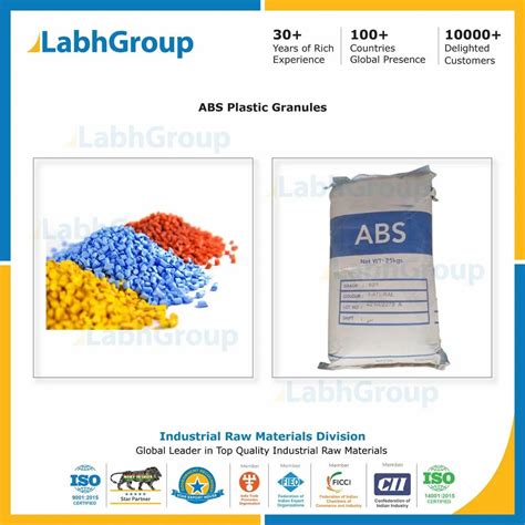 Abs Granules Plastic Raw Material Labh Group At ₹ 110 Kg Abs Plastic Raw Material In