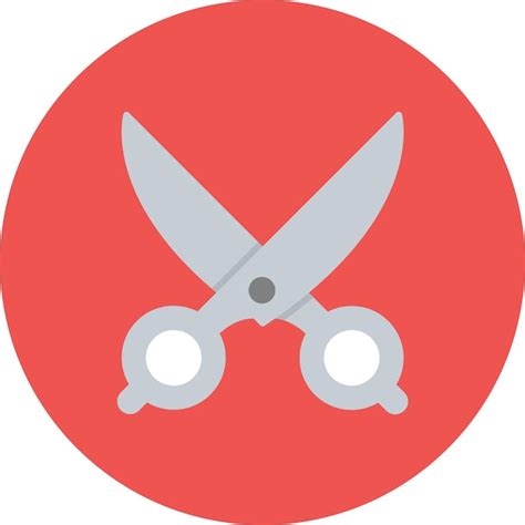 Premium Vector Scissors Flat Illustration