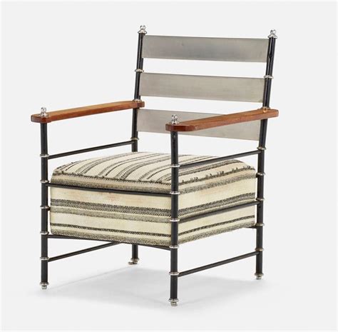 Warren Mcarthur Early Armchair For The Pullman Company 1920s For Sale