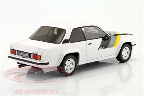 Ixo Opel Ascona B Year White Yellow Grey Cmc