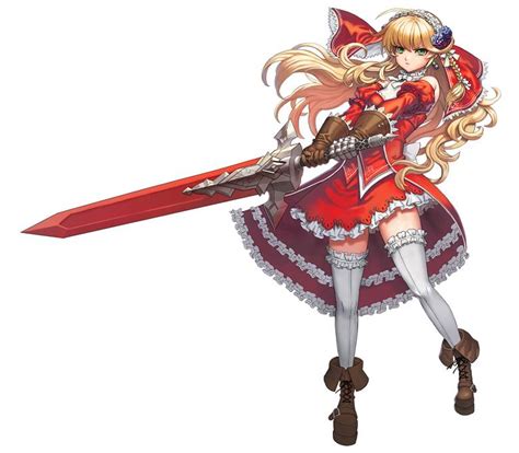 大剑少女 Kkung的手持巨剑的人物插画图片 Bobopic