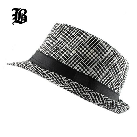 Flb Trendy Unisex Side Fedora Trilby Gangster Cap For Women Men