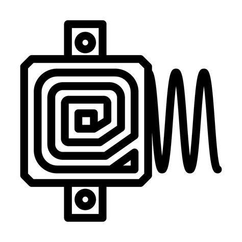 Rf Technology Electronics Line Icon Vector Illustration 32519478 Vector