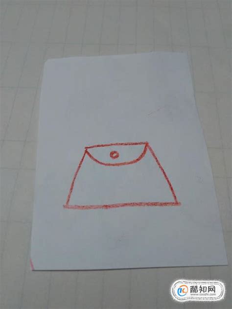 折包包简笔画是简单的 纸折包包最简单的 儿童简笔画包包 大山谷图库