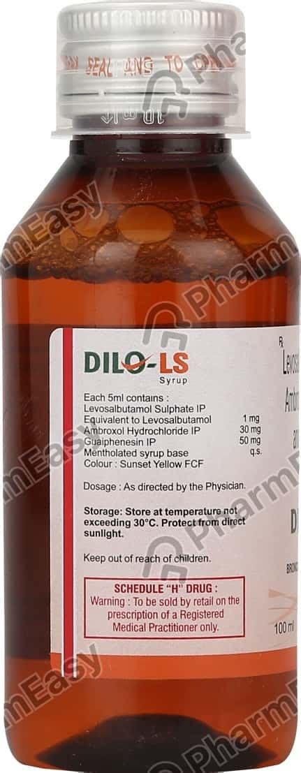 Dilo Ls Syrup 100ml Uses Side Effects Price And Dosage Pharmeasy