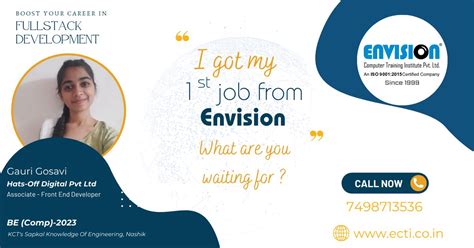 Envision Computer Training Institute Pvt Ltd On Linkedin I Completed