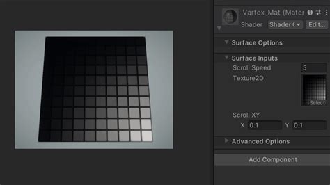 【unity】uvスクロールをコマ送り風にする方法shader Graph三味松ブログ