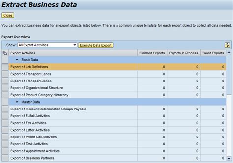 several ways of data extraction from sap business bydesign excel city