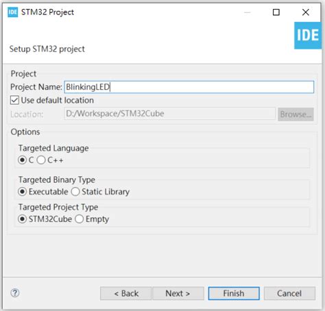 [stm32] hello stm32cube with blinking led ~ sam4sharing