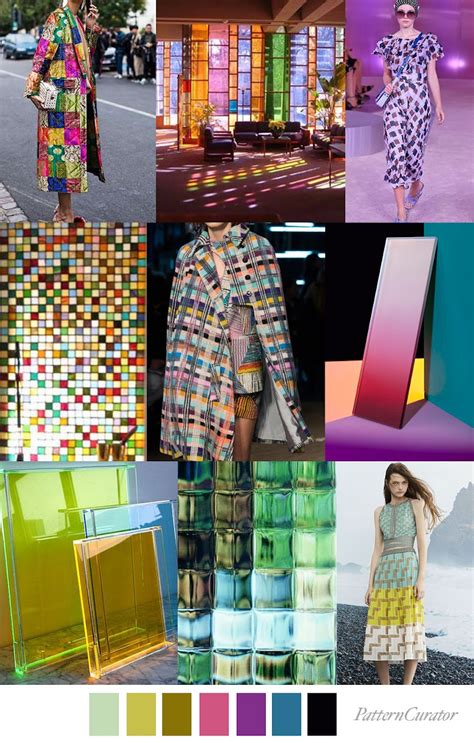 FASHION VIGNETTE TREND PATTERN CURATOR GLASS BLOCKS SS 2020