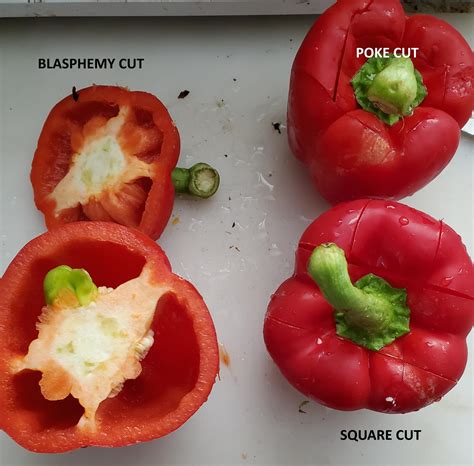 How Do You De Stem Your Bell Peppers Rkitchenconfidential