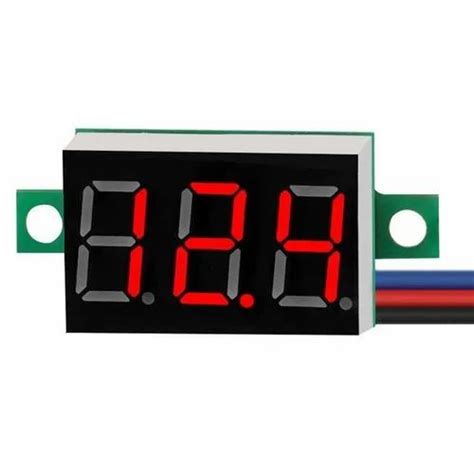 Sees Inch Dc V Digital Voltmeter For Industrial Dimension X X Mm At