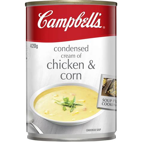 Campbells Chicken And Corn Soup Food Recipe