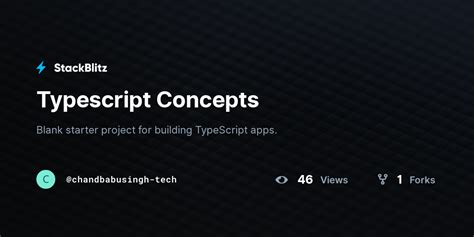 Typescript Concepts Stackblitz Typescript Concepts Stackblitz