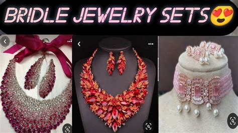 Bridal Jewellerywedding Jewellery Wedding Jewellery Set Wedding