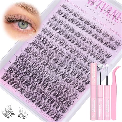 Wispy Lash Clusters Kit Venus Invisible Band Eyelash Clusters 8 16mm Lash Extension