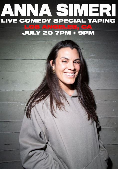 Anna Simeri Comedy Special Taping Late Show Fanatic Salon Culver City Encino 20 July 2024